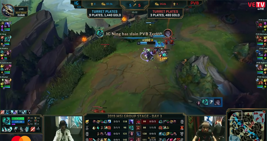 MSI 2019: IG vs PVB: Thần rừng chấm dứt hy vọng của người Việt